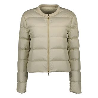 Moncler Femme, Vestes, Beige, Taille: 42 FR Mauvezin Down Jacket