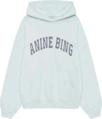 Anine Bing Femme, Sweatshirts et sweats &agrave; capuche, Vert, Taille: 36 FR Harvey Sweat &agrave; capuche