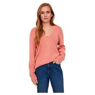 Vila VIRIL Multi V-Neck L/S Knit TOP - NOOS
