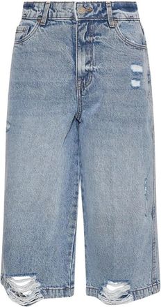 Silvian Heach Femme, Shorts, Bleu, Taille: W24 Bermuda dettagli destroy