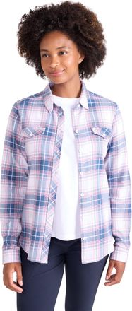 Mountain Warehouse Willow Damen Flanellhemd, Herbst Grauweiß Damengröße EU 48