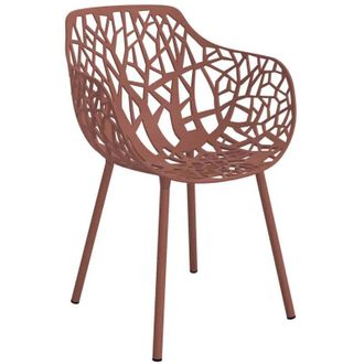 Fast [GEBRAUCHT] B-Ware Fast Forest Armlehnstuhl Stuhl Gartenstuhl Outdoor Terrakotta Rustikal