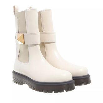 Valentino Garavani Stiefel & Boots - Boots - Gr. 36 (EU) - in Creme - f&uuml;r Damen