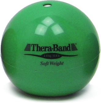 Theraband Theraband Gewichtsball Gymnastikball Reha Physio Fitness 2,0 kg grün
