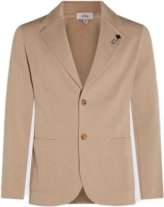 Lardini Homme, Vestes, Beige, Taille: M Cncljm56 Knit Jacket