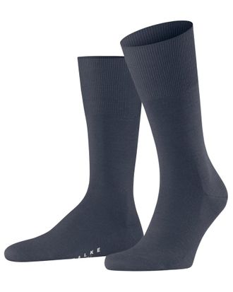 Falke Glatte Socken Airport mit klimaregulierender Merinowolle in