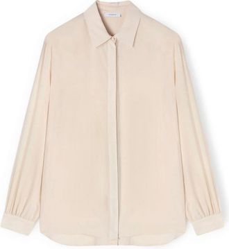 Motivi Femme, Blouses et Chemises, Blanc, Taille: 42 FR Chemise Fluide avec Boutonnage au Dos