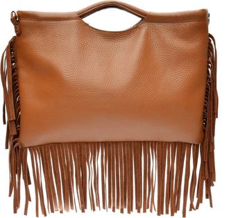 Isabella Rhea Braun Rindsledertasche