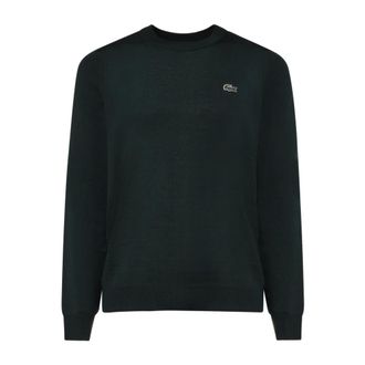 Lacoste Homme, Pulls, Vert, Taille: M Pull &agrave; col rond avec logo