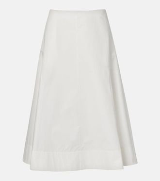 Khaite Jupe midi Artin en coton