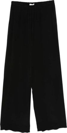 Alysi Femme, Pantalons, Noir, Taille: 40 FR Wide Pantalons
