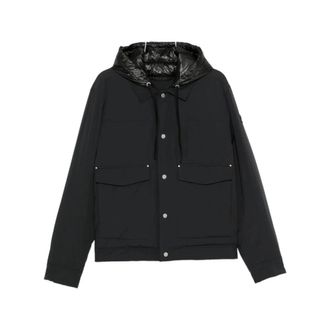 Moose Knuckles Brixton Daunen-Truckerjacke - - Jackets - Herren - Schwarzk - XL