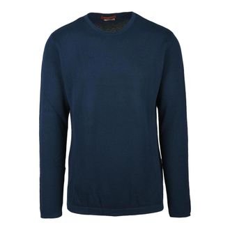 Daniele Fiesoli Homme, Pulls, Bleu, Taille: M Pullover Girocollo