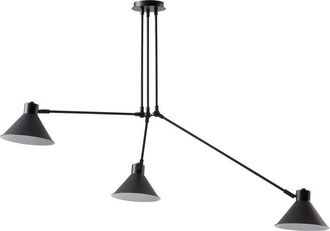 Kavehome Kave Home - Suspension Dione noir de 3 ampoules en acier