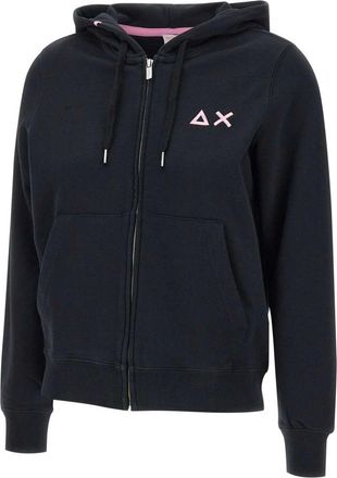 Sun 68 Femme, Sweatshirts et sweats &agrave; capuche, Noir, Taille: 40 FR Sweat &agrave; capuche Zip Fleece