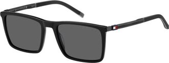 Tommy Hilfiger Homme, Accessoires, Noir, Taille: 55 MM TH 2077/S 807(M9) Lunettes de soleil