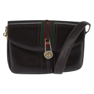 Gucci Pre-owned Vintage Schultertasche - - Pre-owned - Damen - Braun - ONE SIZE