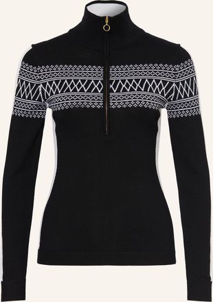 We Norwegians Midlayer Signature Aus Merinowolle schwarz