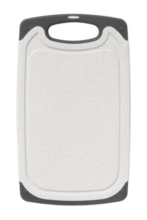 Casa Nova Schneidbrett - Wei&szlig; - Grau - Kunststoff - 40 x 24 cm