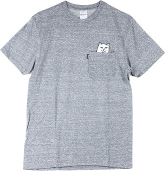 Ripndip Femme, Tops, Gris, Taille: 44 FR Lord Nermal Pocket Tee