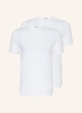 Hanro 2er-Pack T-Shirts Cotton Essentials weiss