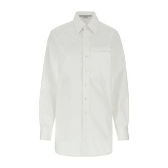 Stella McCartney Homme, Chemises, Blanc, Taille: 2XL Poplin Shirt