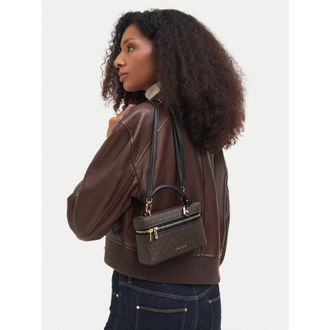 Michael Kors Handtasche MICHAEL Michael Kors Jana 32F5GQ1C0B Dunkelbraun