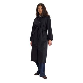 Ines De La Fressange Femme, Manteaux, Bleu, Taille: 36 FR Esme Large Wool Coat