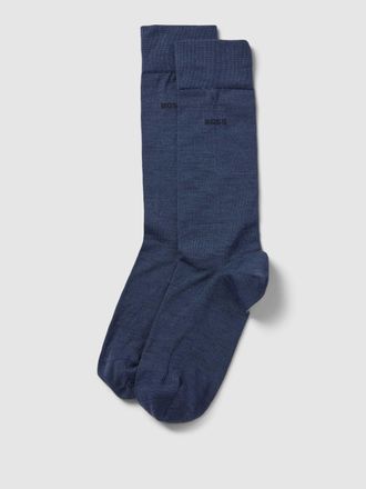 HUGO BOSS Socken mit Strukturmuster im 2er-Pack
