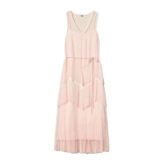 Twinset Rosa Pinker Rock mit Polka Dots - - Dresses - Damen - Rosa - M