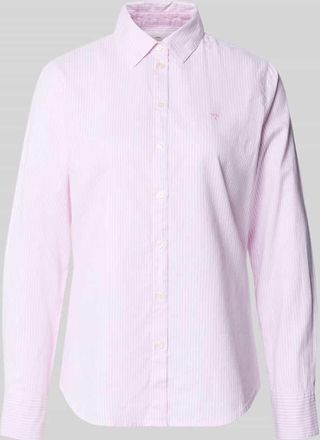 Fynch-Hatton Regular Fit Hemdbluse aus reiner Baumwolle