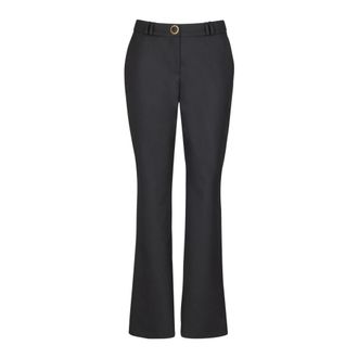 Balmain Ma&szlig;geschneiderte Wollhose - - Trousers - Damen - Schwarzk - S