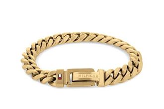 Tommy Hilfiger Jewelry Bracelet en Chaîne pour Homme en Or Jaune - 2790434