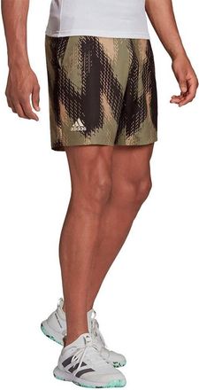 adidas Adidas GS4939 Printed Short Shorts Mens Orbit greembient Blush M