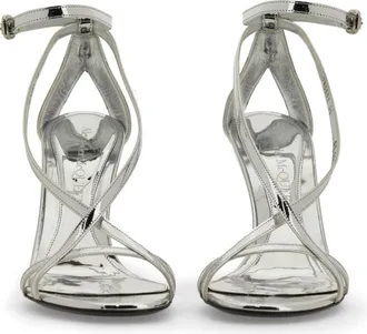 Alexander McQueen Armadillo Sandal - Silver