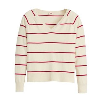 Levi's Petal Stephanie Stripe But Pull &agrave; col V, Stephanie Stripe But, M