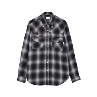 Amish Chemise Texaco - Homme - Chemises - Noir - Taille: XL