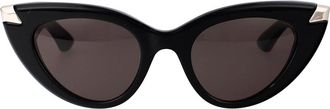 Alexander McQueen Sonnenbrille - Schwarz