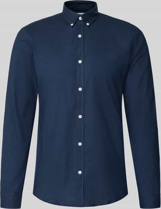 Lindbergh Regular Fit Freizeithemd aus Baumwoll-Mix Modell Oxford