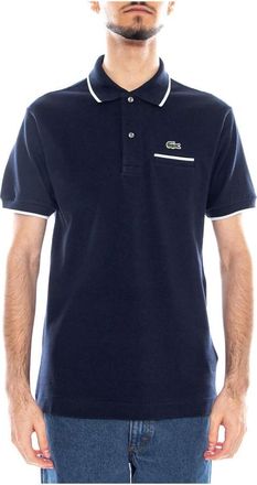 Lacoste Homme, Tops, Bleu, Taille: 2XL Maglietta M/C