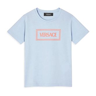 Versace T-Shirt - - Tops - Herren - Blau - M