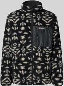 Columbia Regular Fit Jacke in Teddy-Optik mit Brusttasche