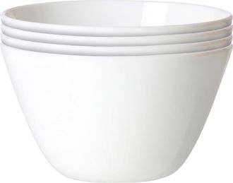 Ritzenhoff & Breker Schale fresh Ø 12 cm weiß 6er Set Opal Glas Mikrowellengeeignet