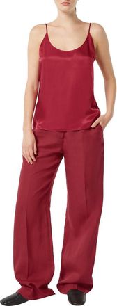 Scotch & Soda Womens Jersey Woven Tank Tanktop, Roadside Red, 34