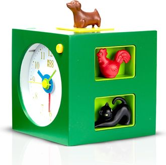 KooKoo KidsAlarm Gr&uuml;n, Kinderwecker mit 5 Bauernhoftieren und echten Aufnahmen