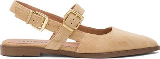 Carmens Femme, Chaussures, Beige, Taille: 37 EU Sway Buckle Ballerina