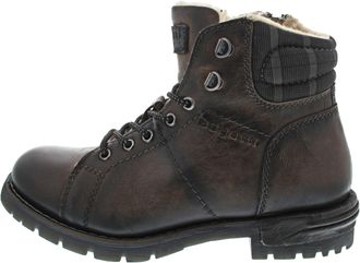 Bugatti Herren-321-6115P-3200-1100-Stiefel Warmfutter,dark grey,43