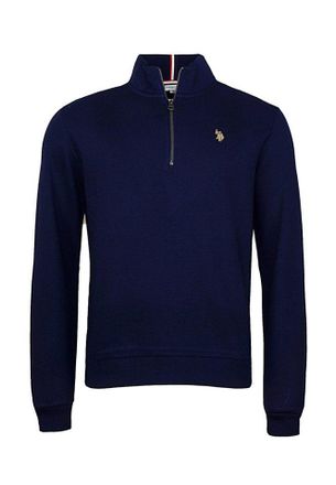 U.S.Polo Association Strickpullover Pullover Troyer Half Zip (1-tlg)