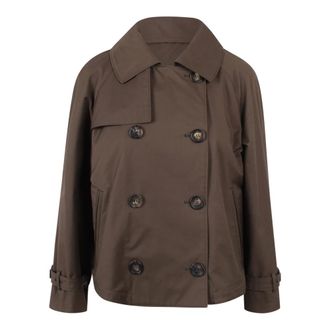 Max Mara Damen, M&auml;ntel, Braun, MGr&ouml;&szlig;e