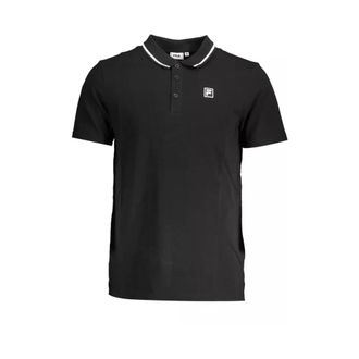 Fila Schwarzes Polo-Shirt - - Tops - Herren - Schwarzk - M